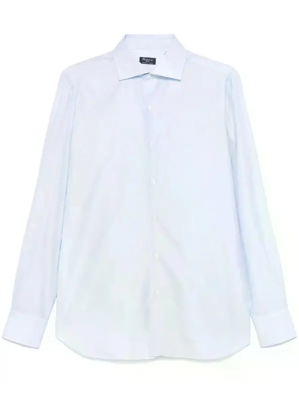 FINAMORE 1925 Cotton Shirt - Blue