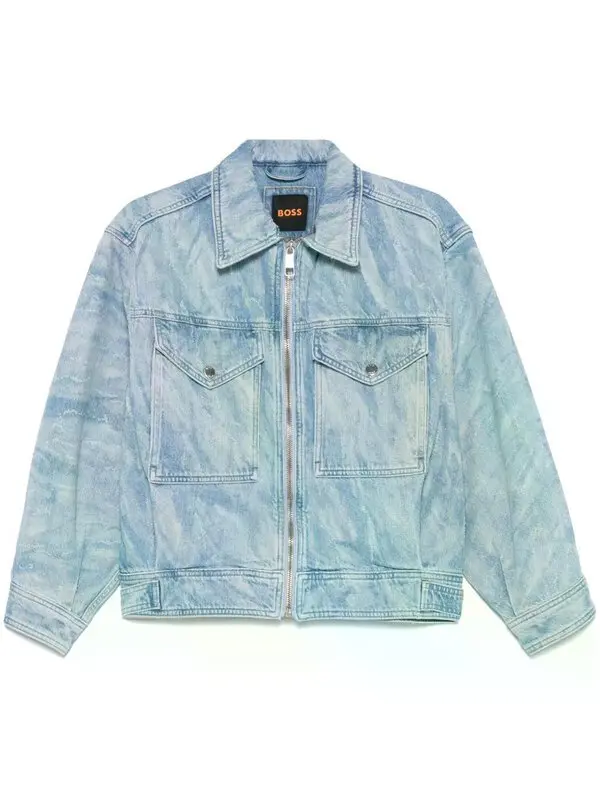 Hugo Boss Distressed Denim Jacket