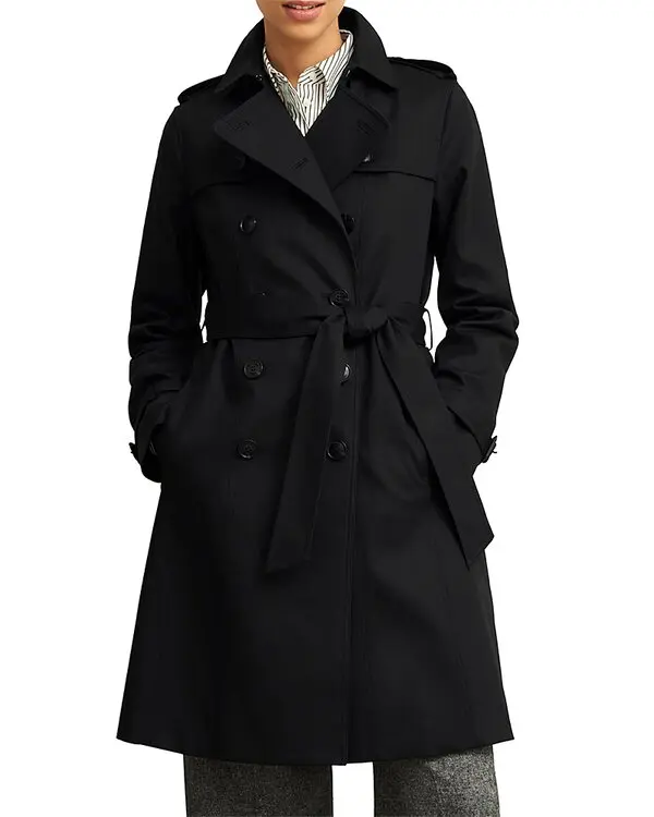 HOBBS LONDON Skylar Trench Coat - Black