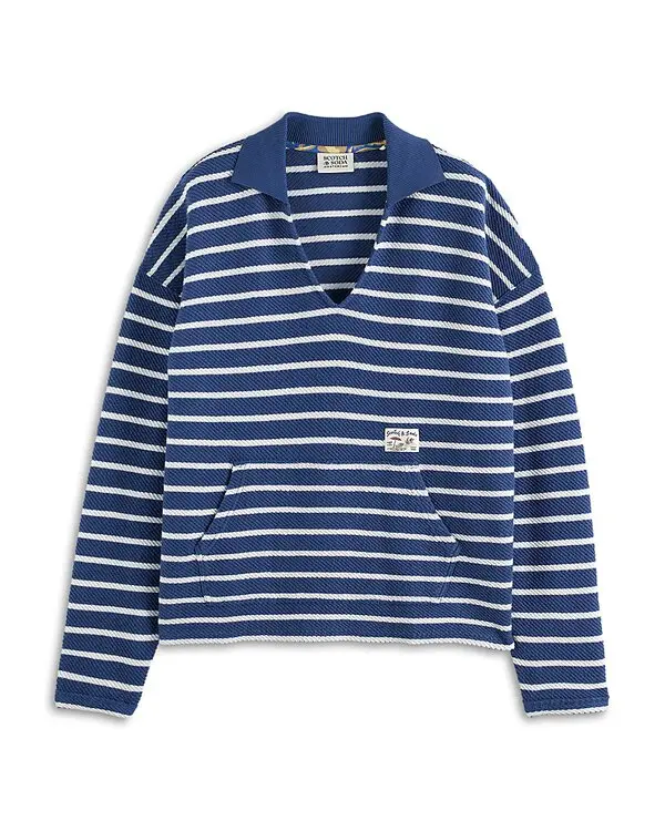 Scotch & Soda V-neck Terry Loop Sweatshirt