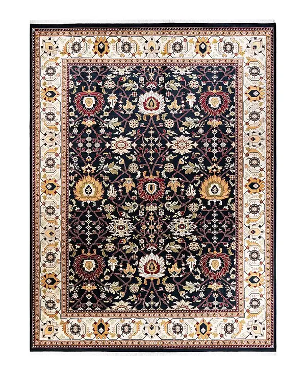Bloomingdale'S Mogul M1316 Area Rug, 9'1 X 12'1 - Black
