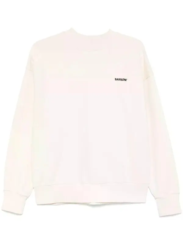 BARROW Logo-print Sweatshirt - Neutrals