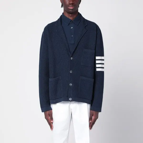 Thom Browne Linen Blend Cardigan