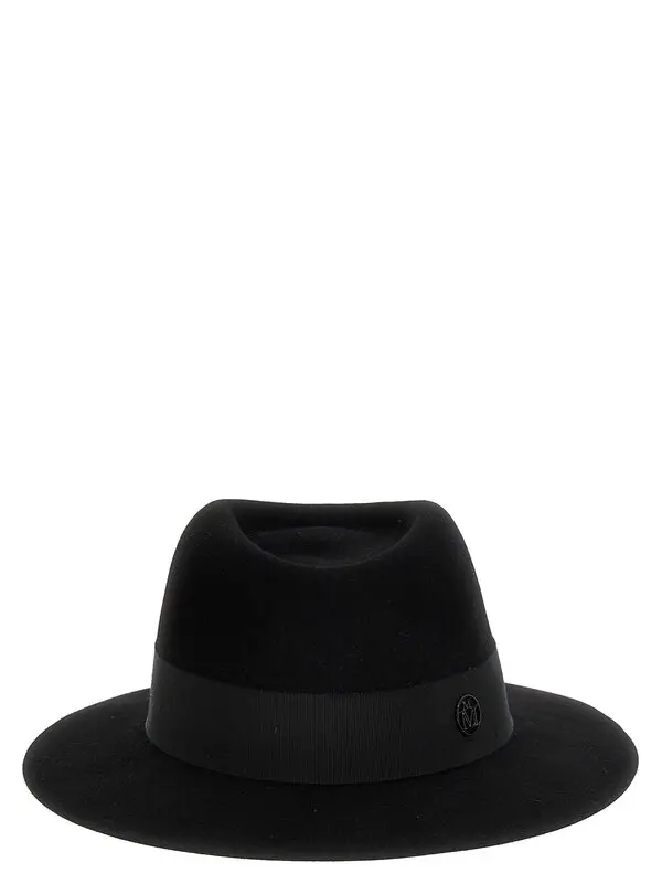 MAISON MICHEL Andre' Fedora Hat - Black