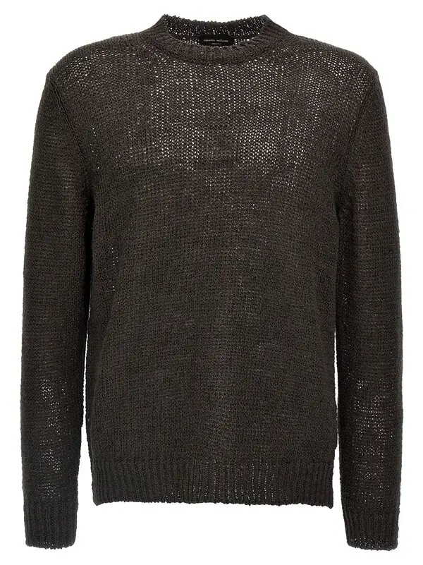 ROBERTO COLLINA Mesh Knit Sweater