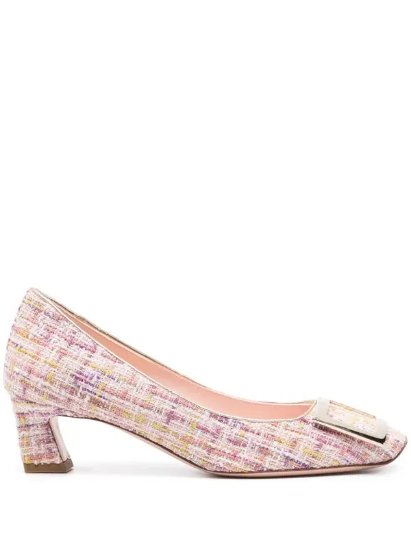 ROGER VIVIER Trompette Knitted Pumps