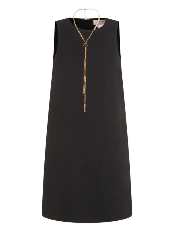 TWINSET Sleeveless A-line Dress - Black