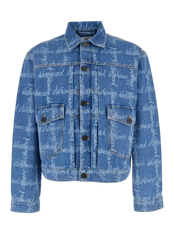 VIVIENNE WESTWOOD Marlene Denim Jacket With Logo