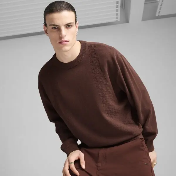 PUMA Palais Artisan Crew Top - Brown