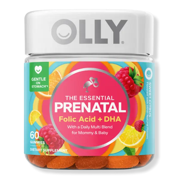 OLLY The Essential Prenatal Multi Gummy Supplement