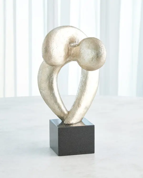 GLOBAL VIEWS Align Sculpture - Silver