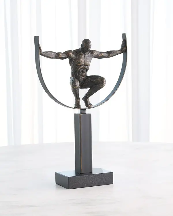 GLOBAL VIEWS Squat Press Sculpture
