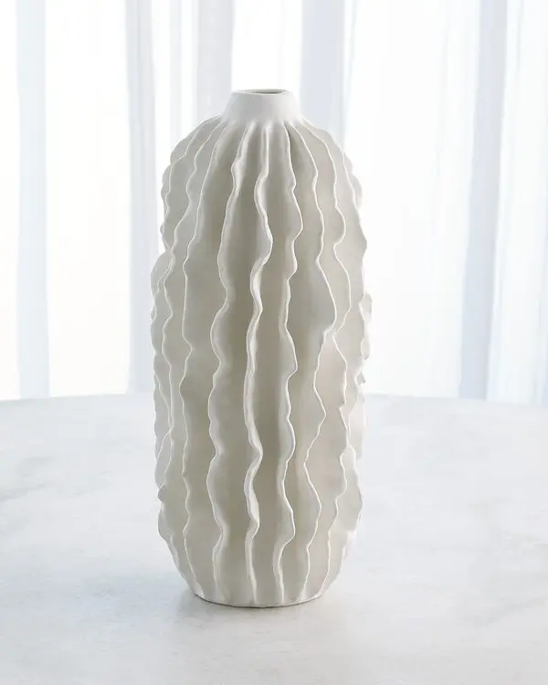 GLOBAL VIEWS Sea Ribbons Vase