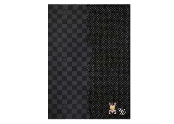 LOUIS VUITTON X Nigo Damier Giant Wave Monogram Stole