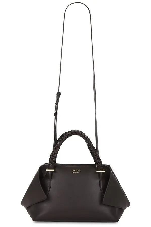 FERRAGAMO The Scarf Bag - Testa Di Moro