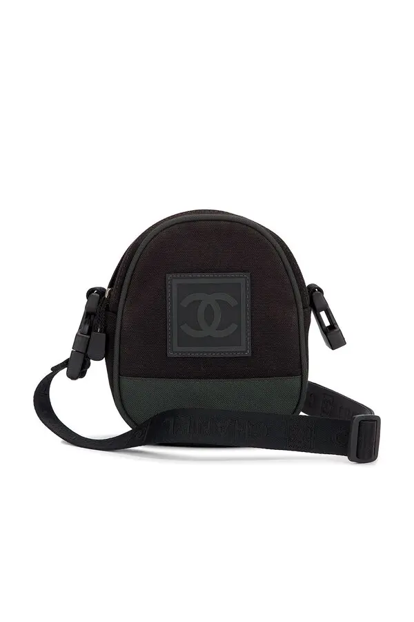 Chanel Sport Line Crossbody Bag Black Editorialist