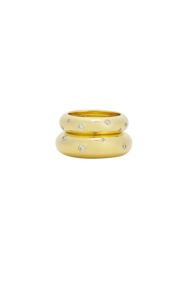 MEGA Donut With Sprinkle Ring Duo