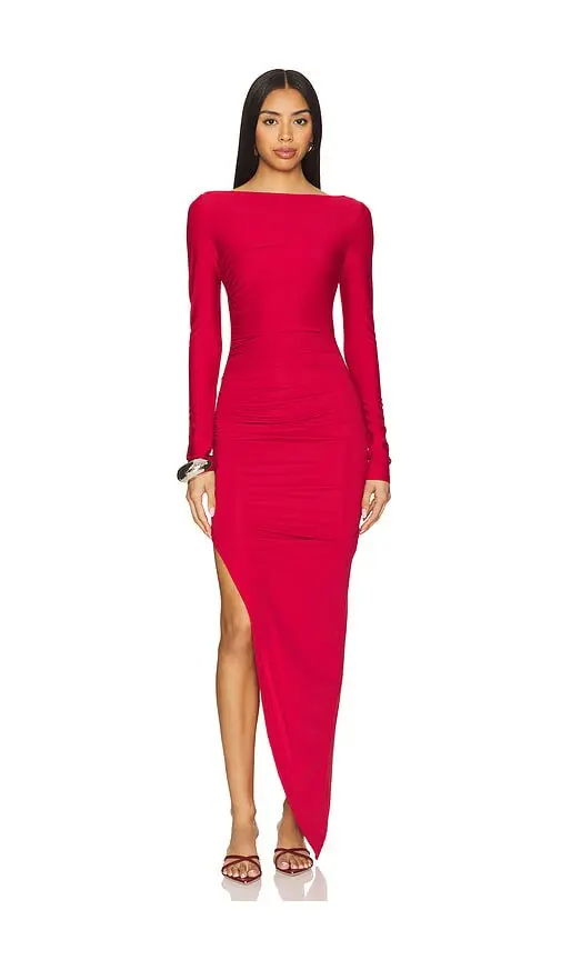 Superdown Milly Maxi Dress - Dark Red