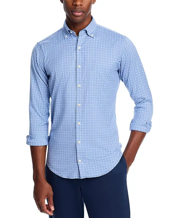 Peter Millar Caspian Regular Fit Shirt - Blue Frees