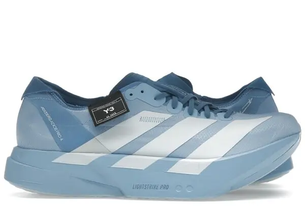 Adidas Adizero Adios Pro 4 Y3in Sneakers - Ash Blue/classic Grey