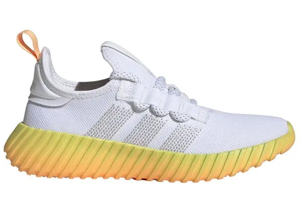 Adidas Kaptir Flow Athletic Sneakers - Cloud White/crystal White/hazy Orange