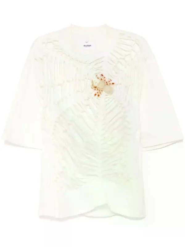 DOUBLET Protein Spider Web T-shirt