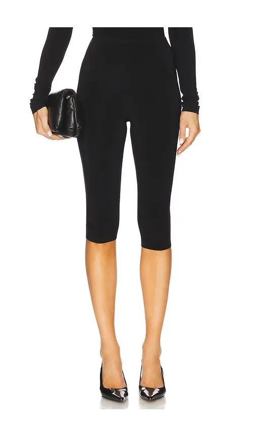Norma Kamali Capri Legging - Black