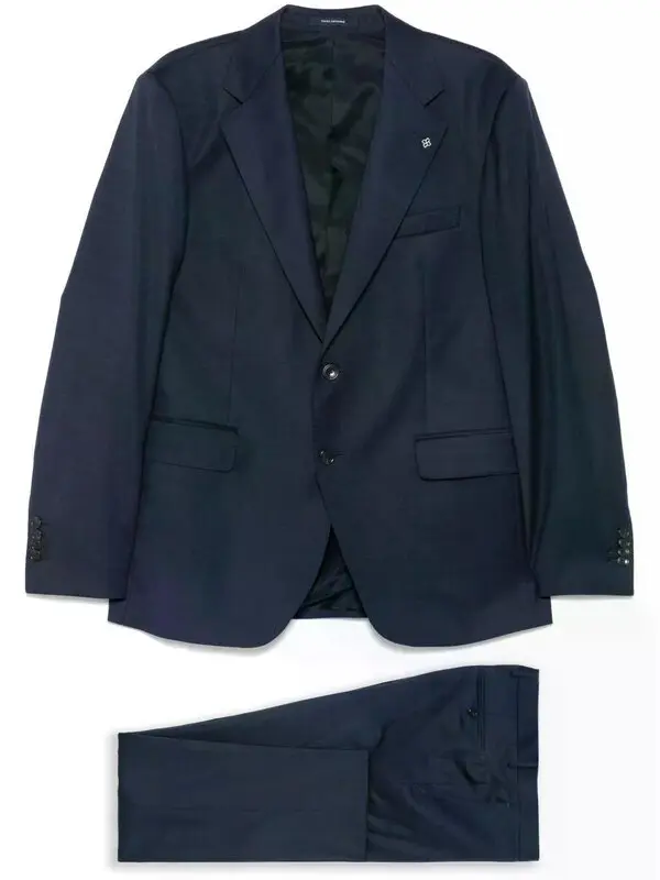 Tagliatore Brooch-detail Suit