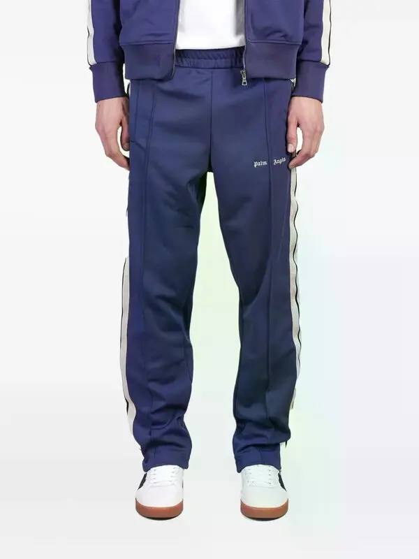 Palm Angels Logo-embroidered Track Pants - Blue