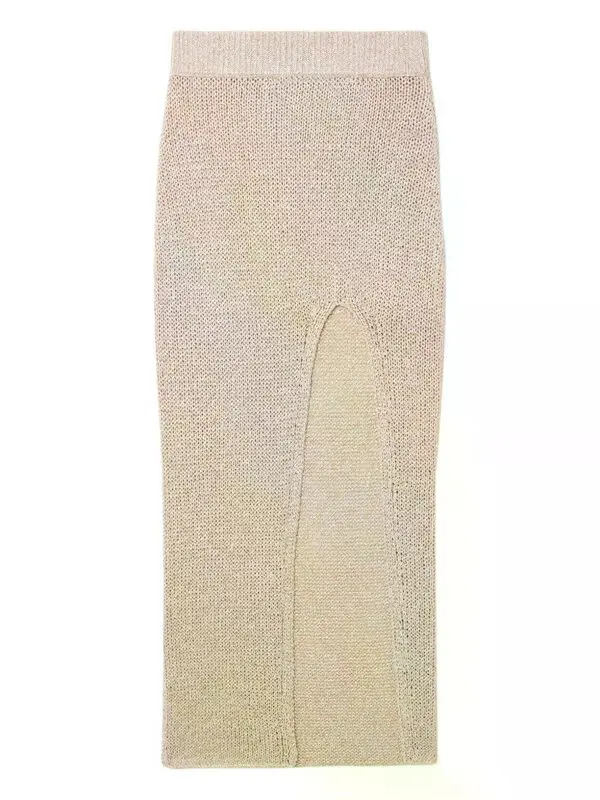 Alanui Knitted Beach Skirt