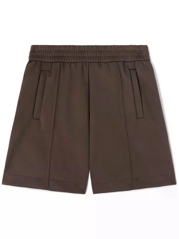 Palm Angels Logo Track Shorts - Brown
