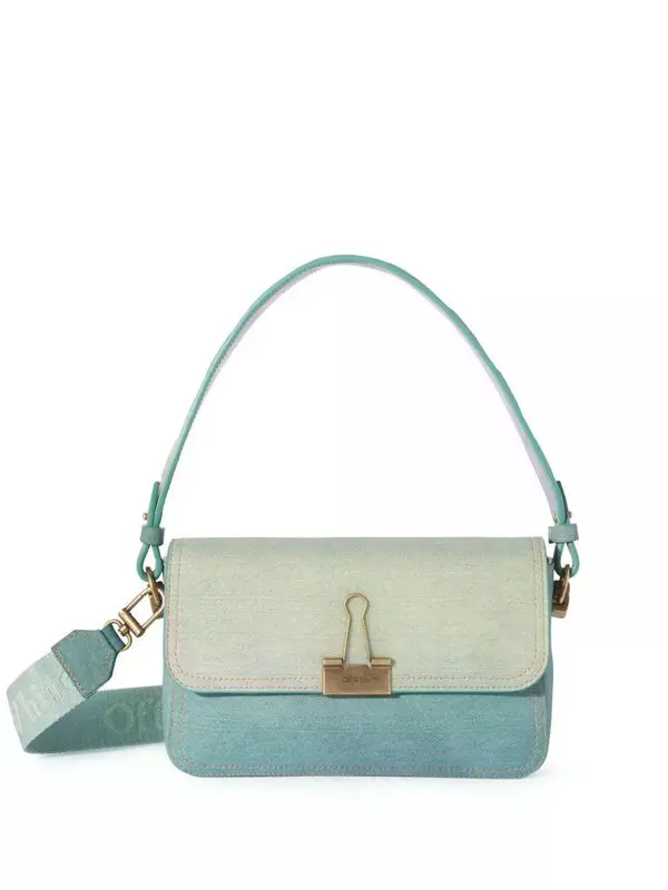 Off-White Medium Soft Binder Shoulder Bag