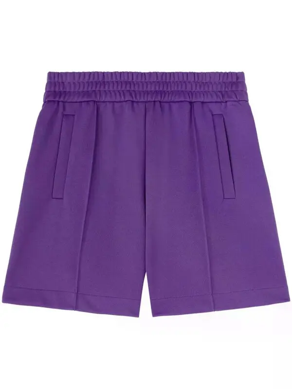 Palm Angels Logo Track Shorts - Purple