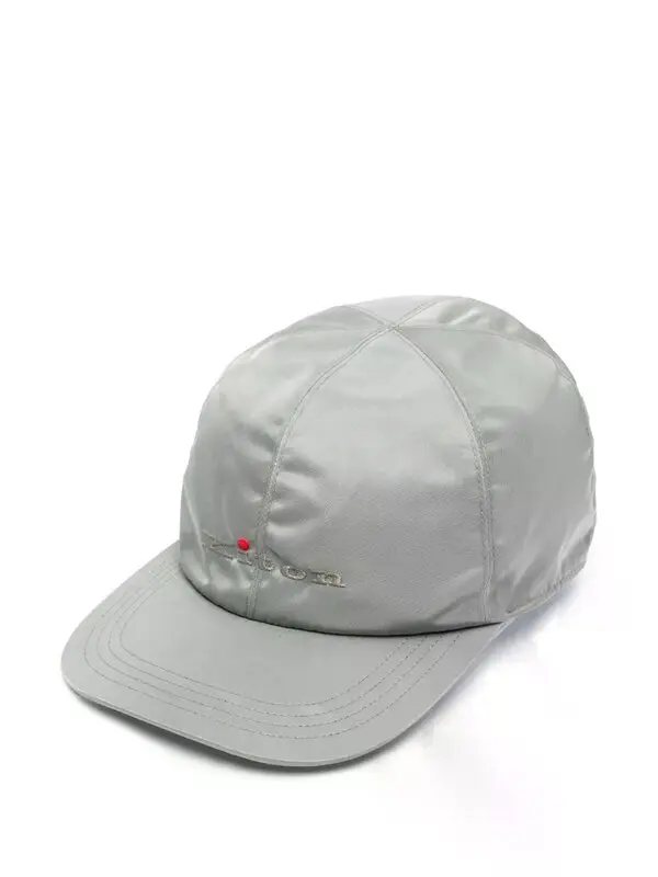 Kiton Logo-embroidered Cap - Green
