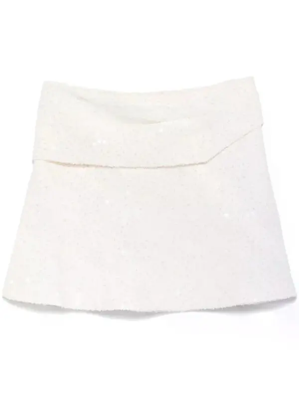 IRO PARIS Assil Mini Skirt - White