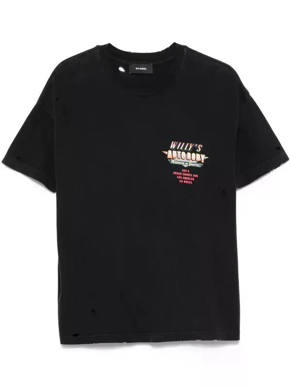 WILLY CHAVARRIA Logo-patch T-shirt