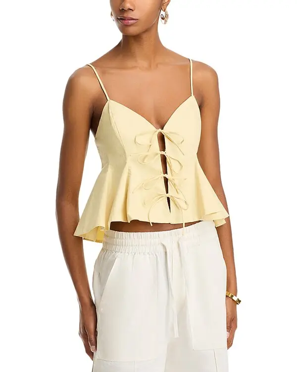 Sea Emmet Poplin Tank Top - Butter
