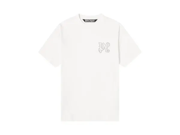 Palm Angels Monogram Stud Classic T-shirt - White