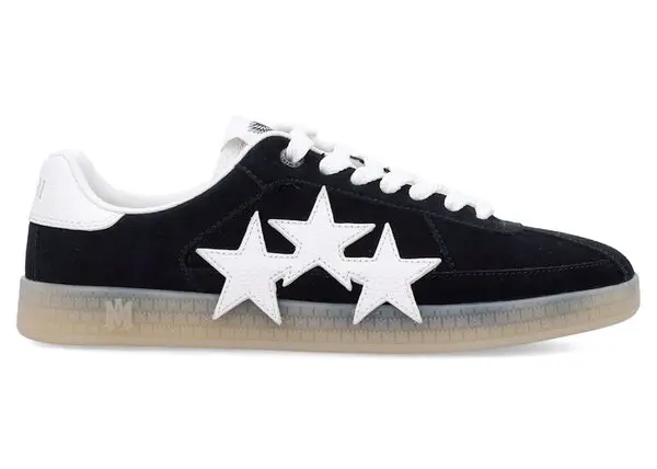 Amiri Pacific Stars Low-top Sneakers - Black