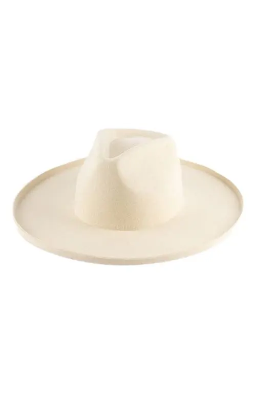 Gigi Pip Amelia Fedora Hat - Off-white