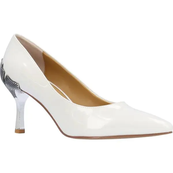 J. Reneé Tacy Pointed Toe Pump - White