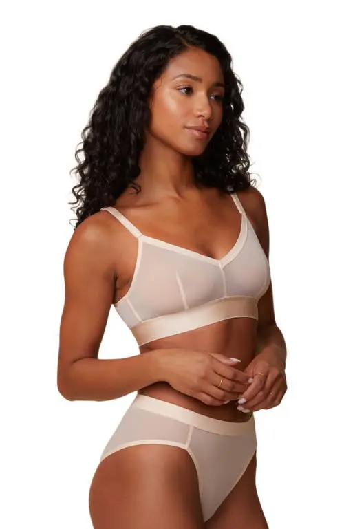 HARPER WILDE Comfortmesh Triangle Bralette - Pearl