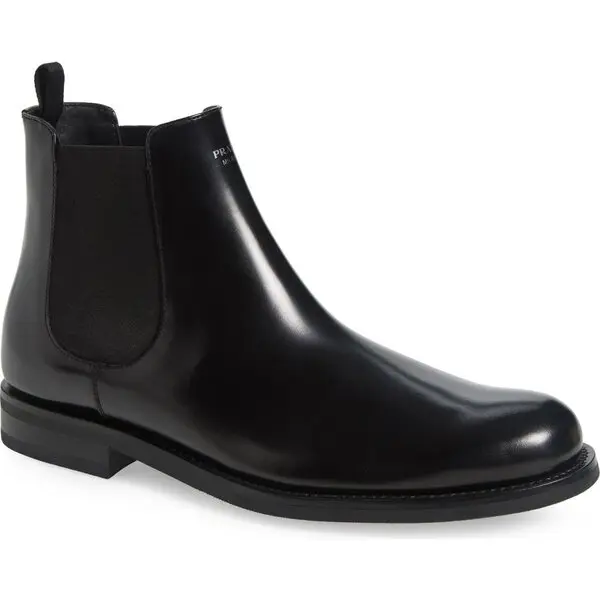 Prada Formale Spazzolato Chelsea Boot