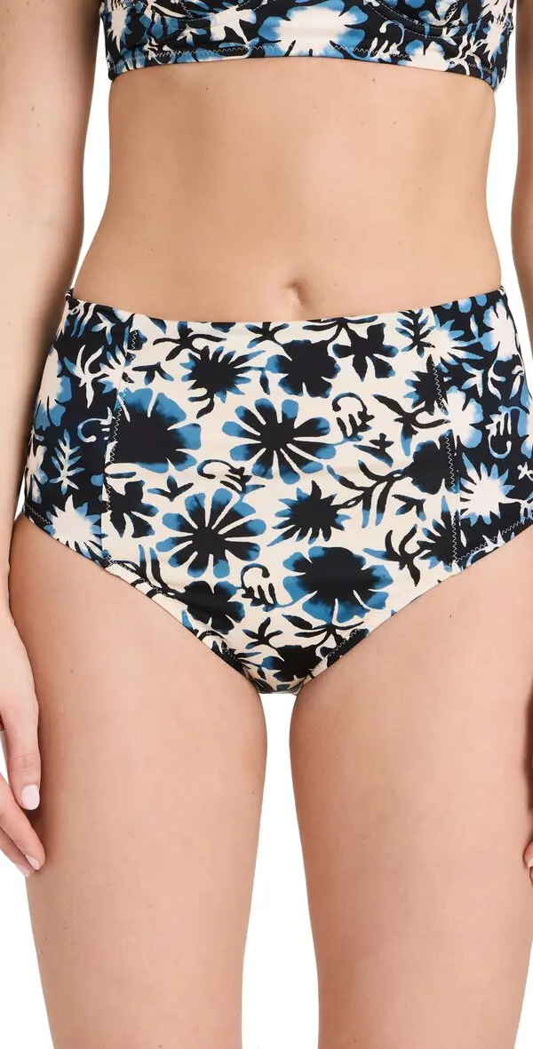 Ulla Johnson Zahara Bikini Bottoms - Sunprint Combo