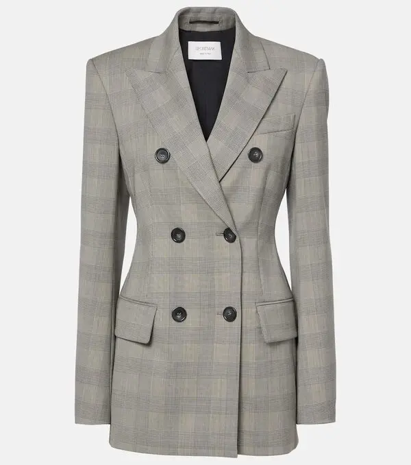 Sportmax Astro Wool-blend Blazer - Multicoloured