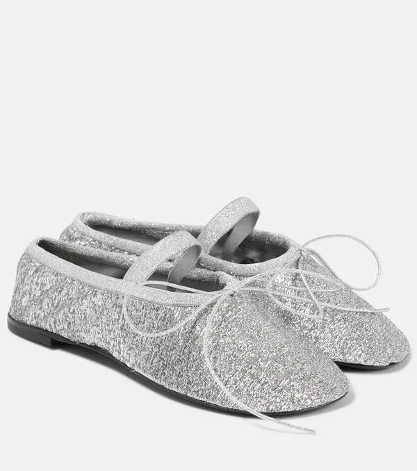 Proenza Schouler Glove Mesh Mary Jane Flats