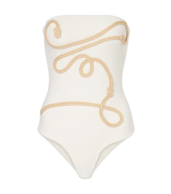 Johanna Ortiz Printed One Piece Swimsuit