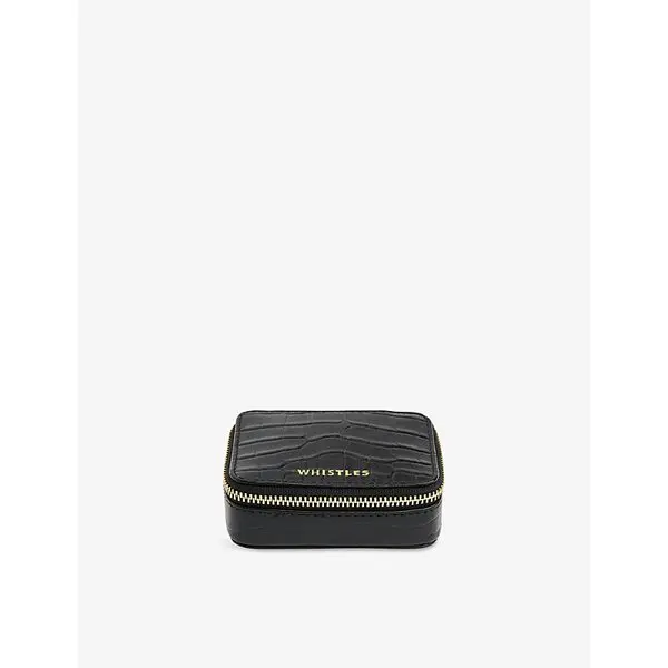 Whistles Lotta Mini Leather Jewellery Box
