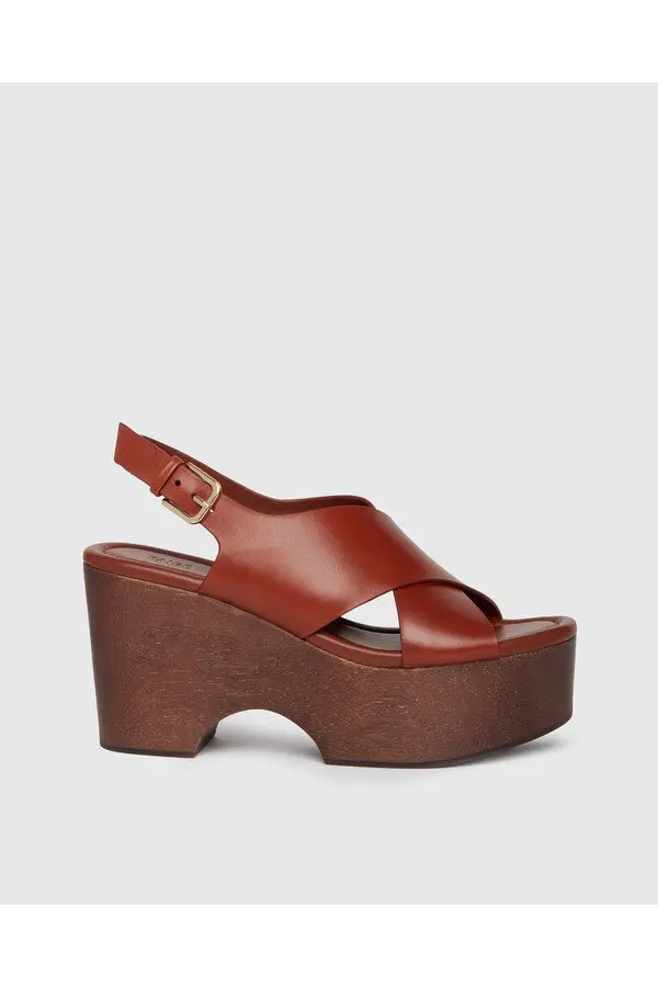 Paige Reid Platform Sandals - Denim