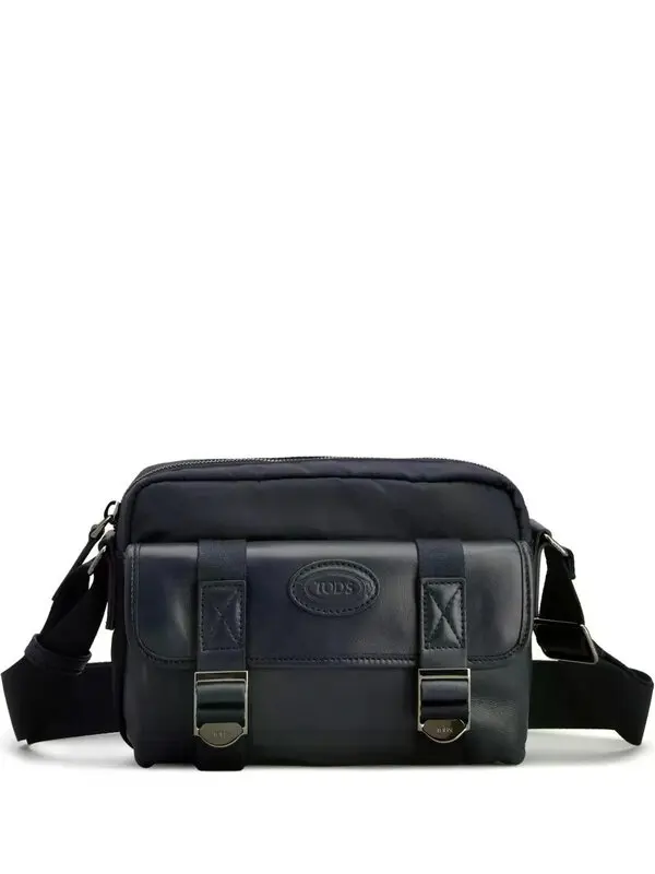 TOD'S Leather Messenger Bag - Blue